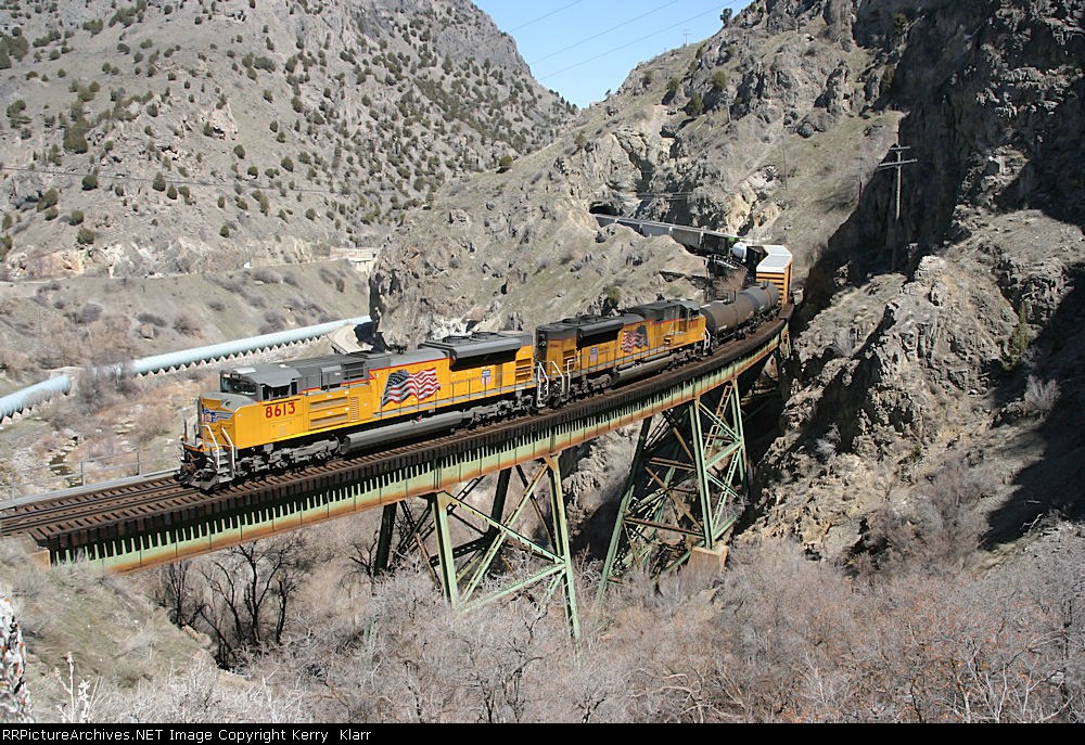 UP 8613 Bear River Canyon